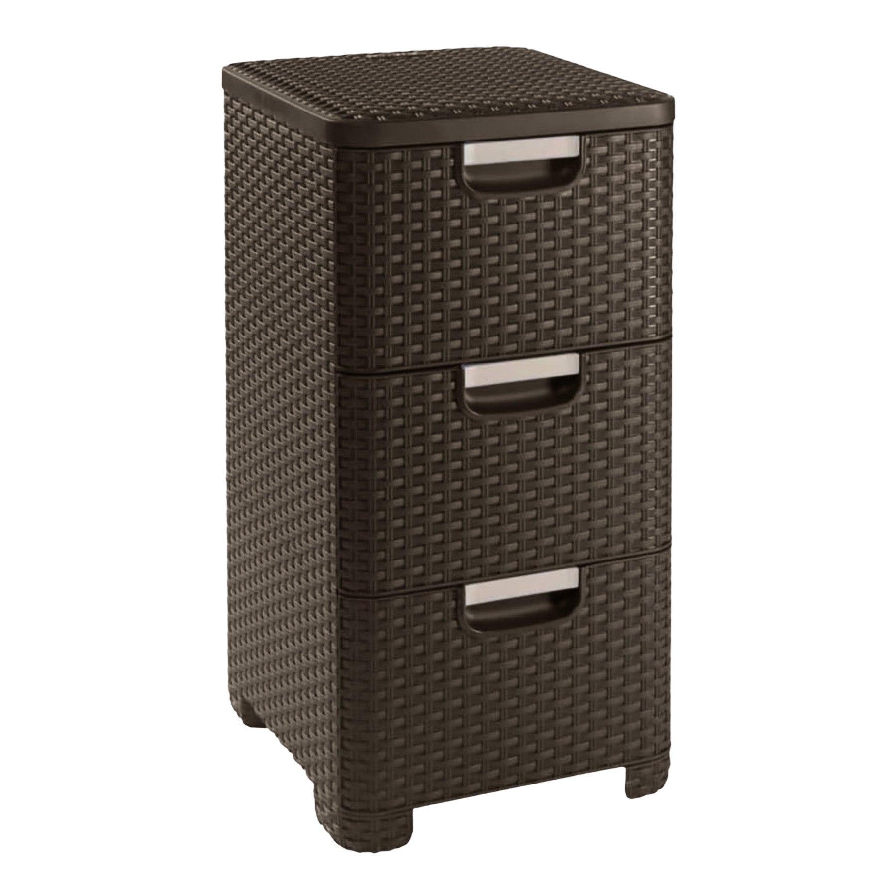 Curver Style Storage 3 Drawer Set - Brown (14L) – mazeproducts