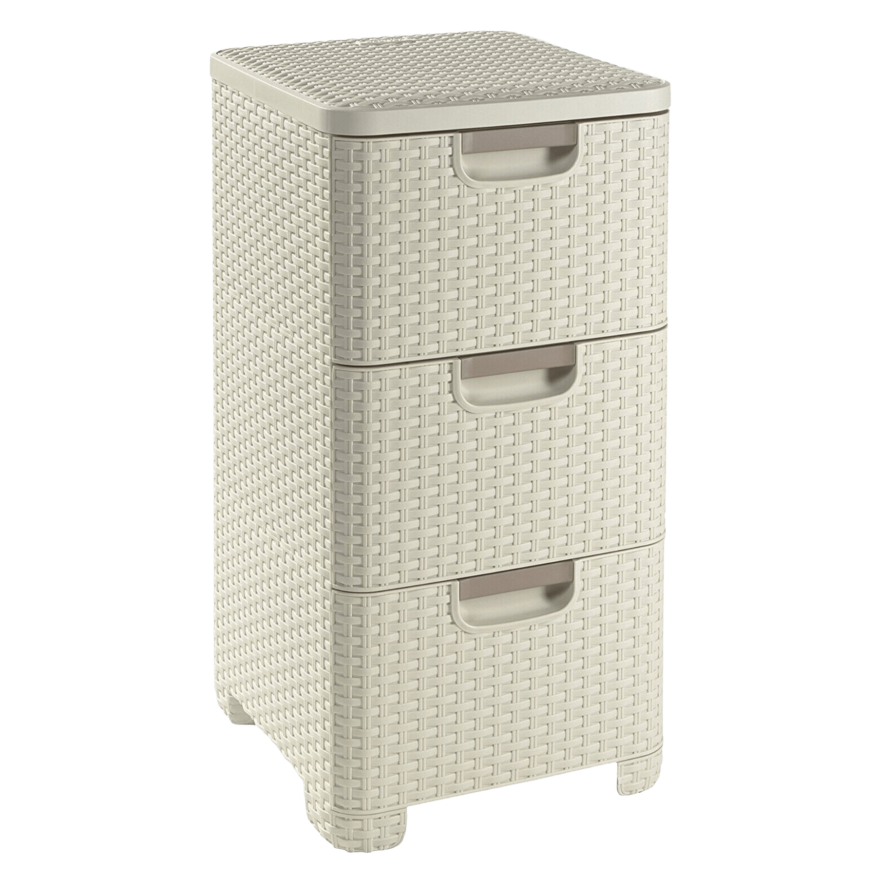 Curver Style Storage 3 Drawer Set - White (14L) – mazeproducts