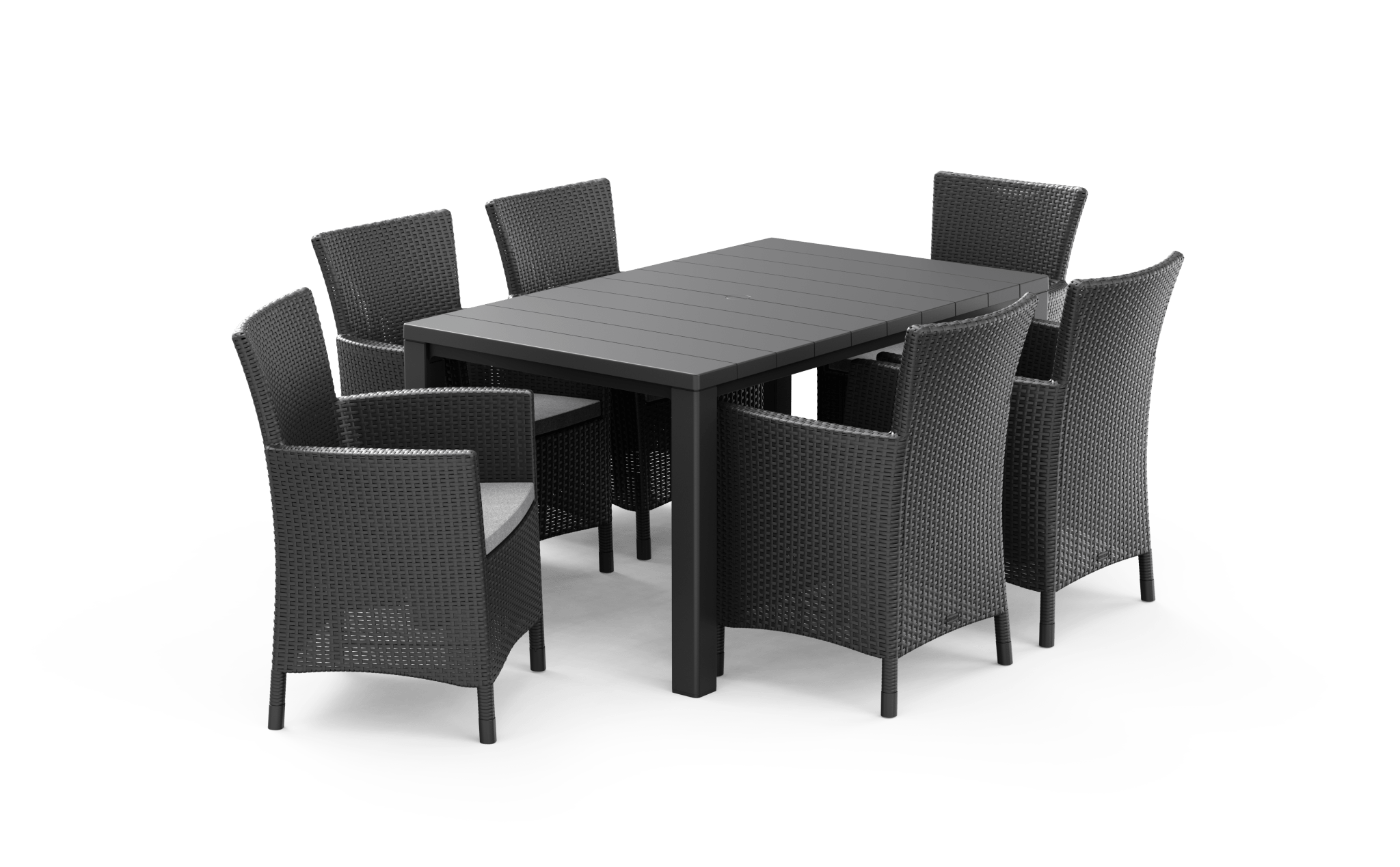 Keter Julie Iowa Dining Set - Graphite – mazeproducts